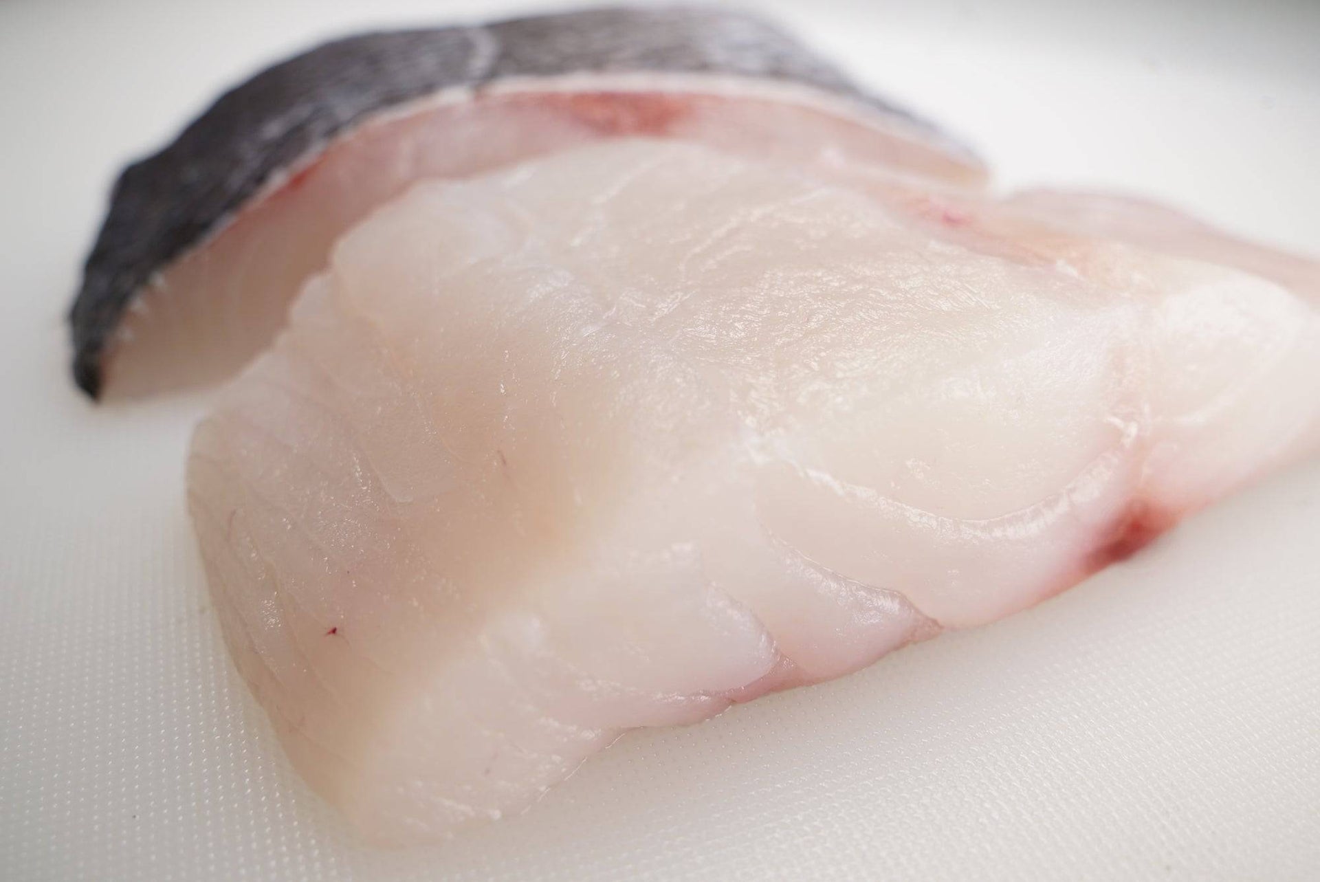 Escolar Fish Fillet A Plate Of Grilled Escolar Fish Stock Photo,